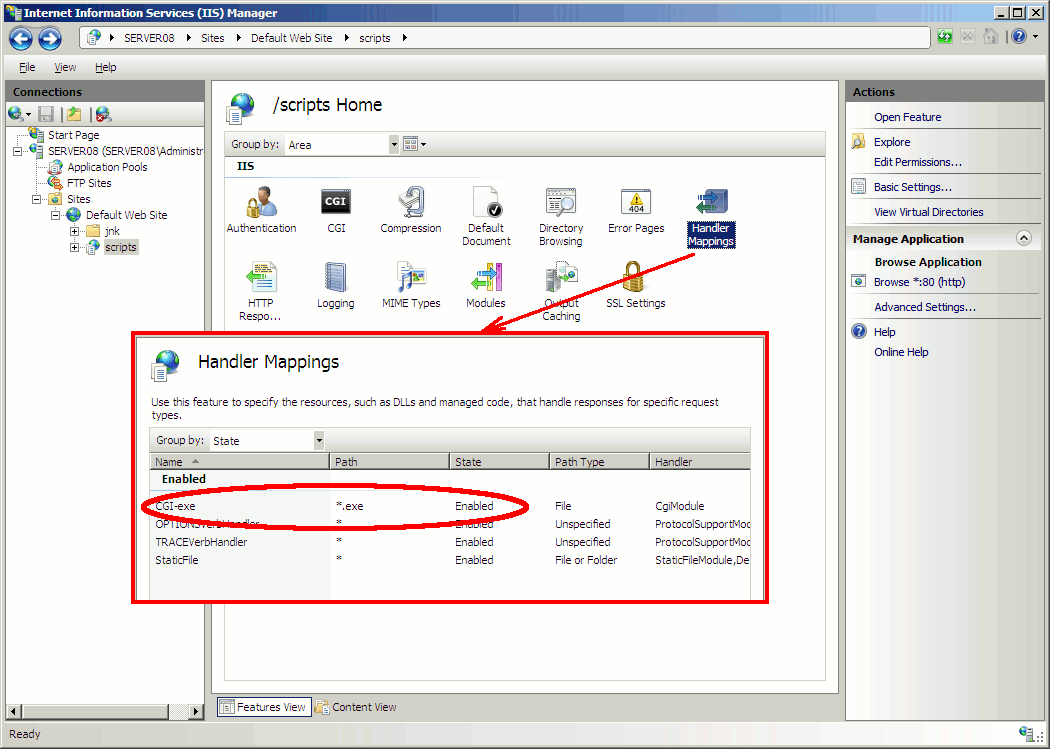IIS 7.0/Windows Server 2008 IIS 7.0/Windows Server 2008
